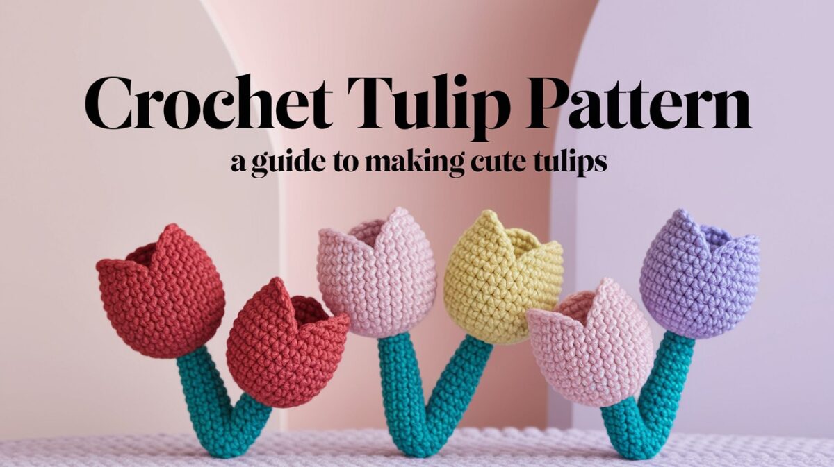 Crochet Tulip Pattern: A Guide to Making Cute Tulips - TheMasterCraft