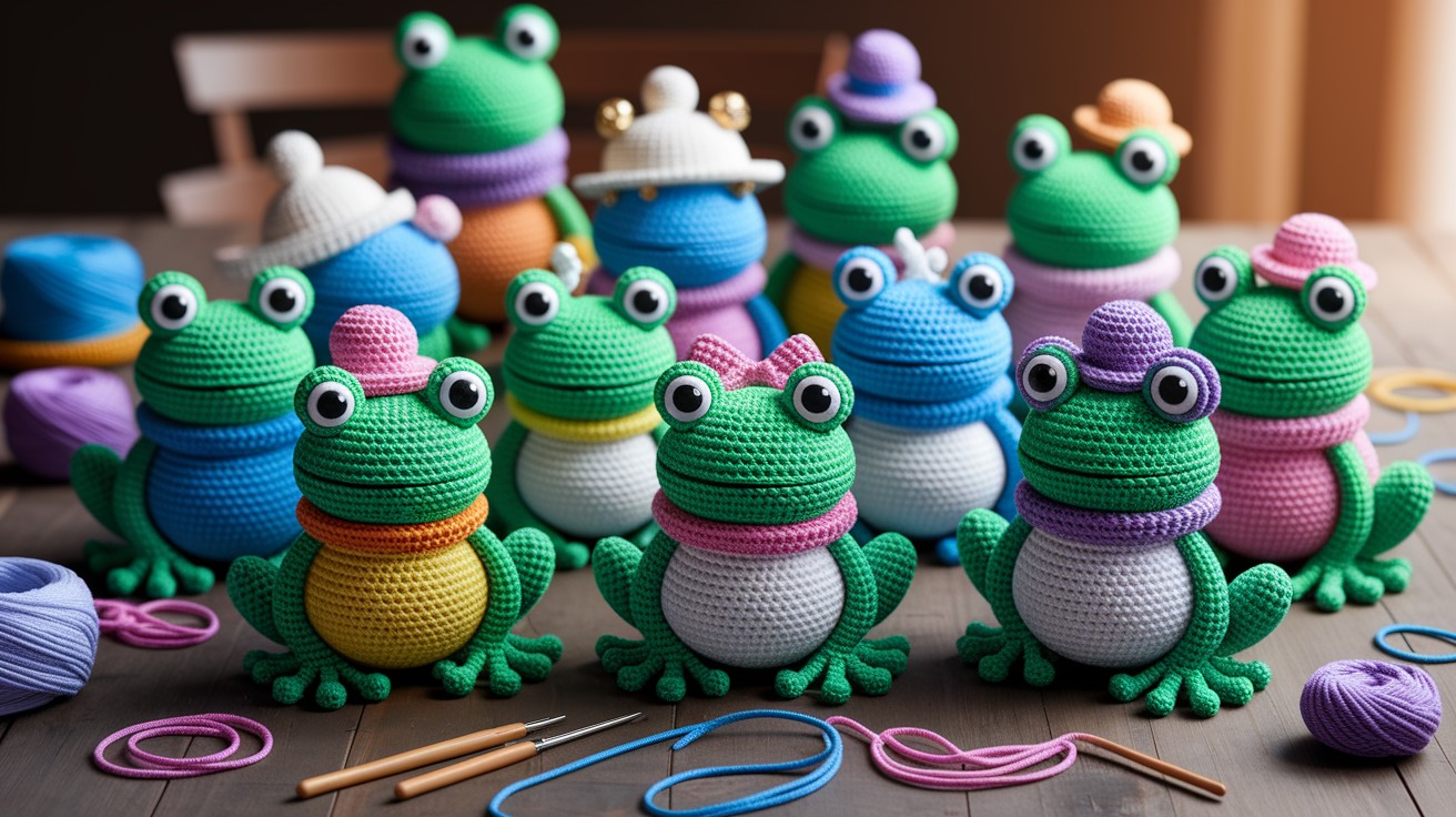 Free and Easy Frog Crochet Pattern for Beginners - TheMasterCraft