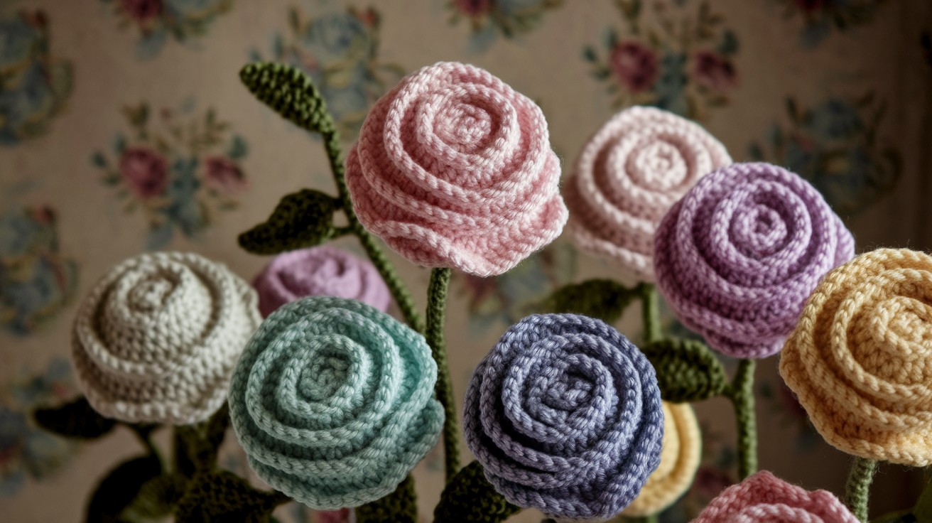 How to Crochet a Rose: Easy Tutorial for Beginners - TheMasterCraft