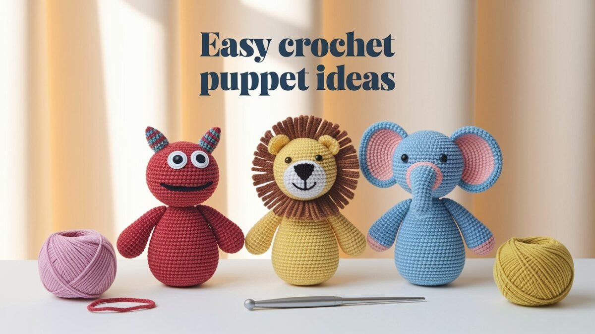 15 Easy Crochet Puppet Ideas: Fun Crafts for Beginners - TheMasterCraft