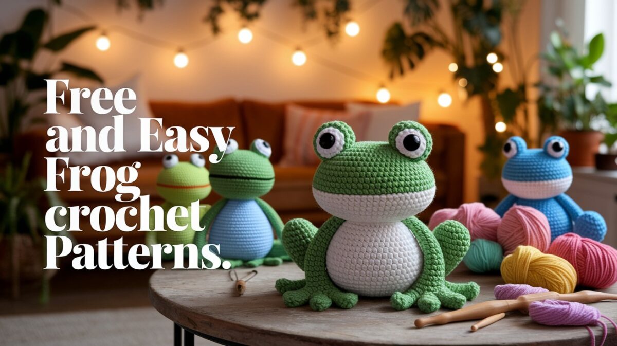 Free and Easy Frog Crochet Pattern for Beginners - TheMasterCraft