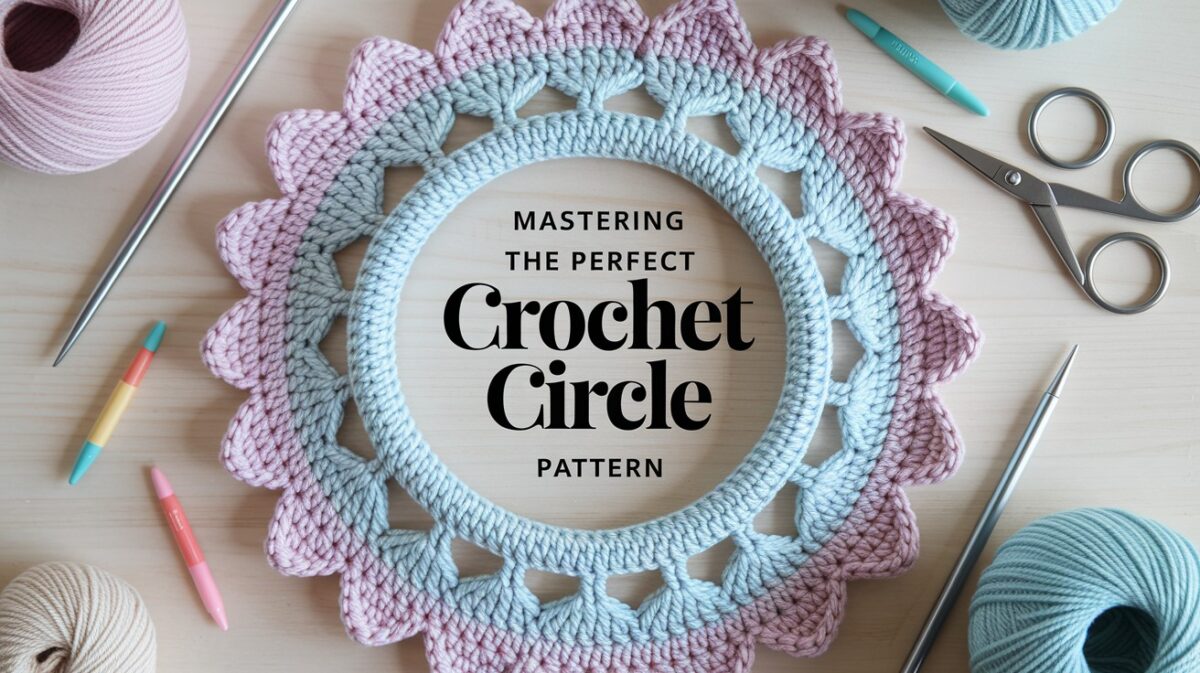 Mastering the Perfect Crochet Circle Pattern - TheMasterCraft