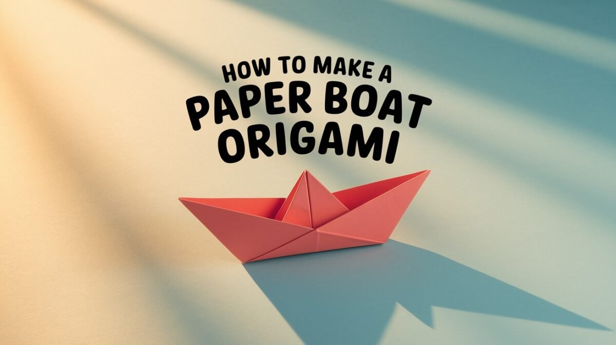 How to Make a Paper Boat Origami in Minutes - TheMasterCraft