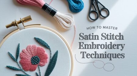 How to Master Satin Stitch Embroidery Techniques - TheMasterCraft