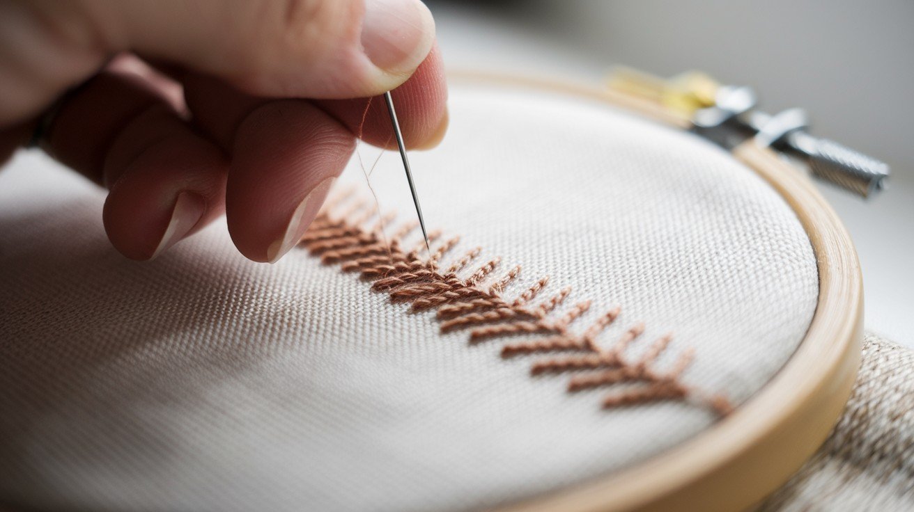 How to Master the Herringbone Stitch in 5 Easy Steps - TheMasterCraft