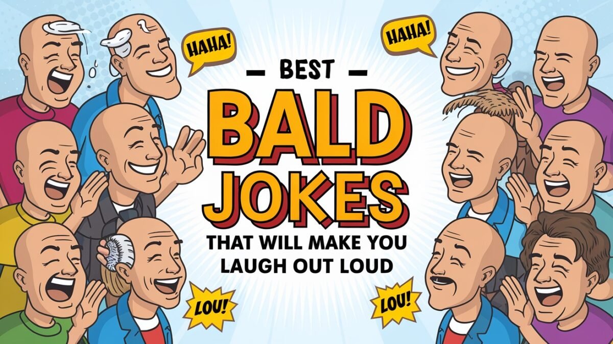 150+ Best Bald Jokes That Will Make You Laugh Out Loud - TheMasterCraft