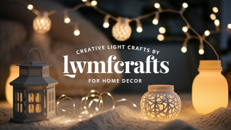 13 Creative Light Crafts by LWMFcrafts for Home Decor - TheMasterCraft