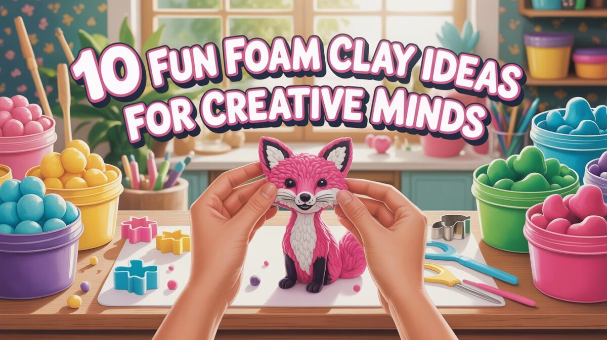 10 Fun Foam Clay Ideas for Creative Minds - TheMasterCraft