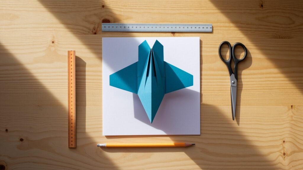 How to Make a Fighter Jet Paper Airplane - TheMasterCraft