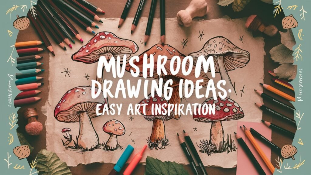 11+ Mushroom Drawing Ideas: Easy Art Inspiration - TheMasterCraft