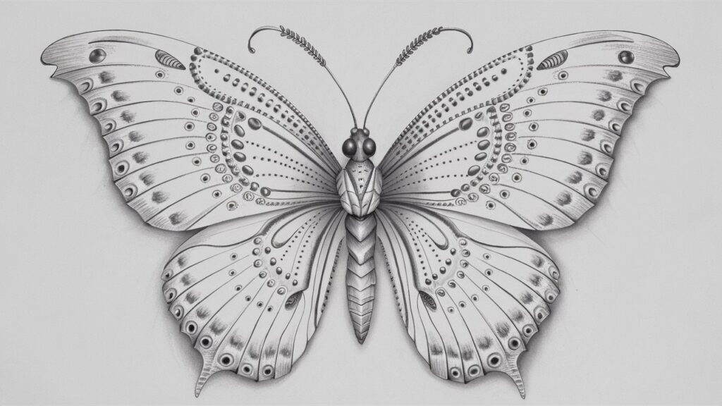 Simple Butterfly Drawing: Easy Step-by-Step Guide - TheMasterCraft