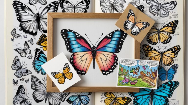 Simple Butterfly Drawing: Easy Step-by-Step Guide - TheMasterCraft