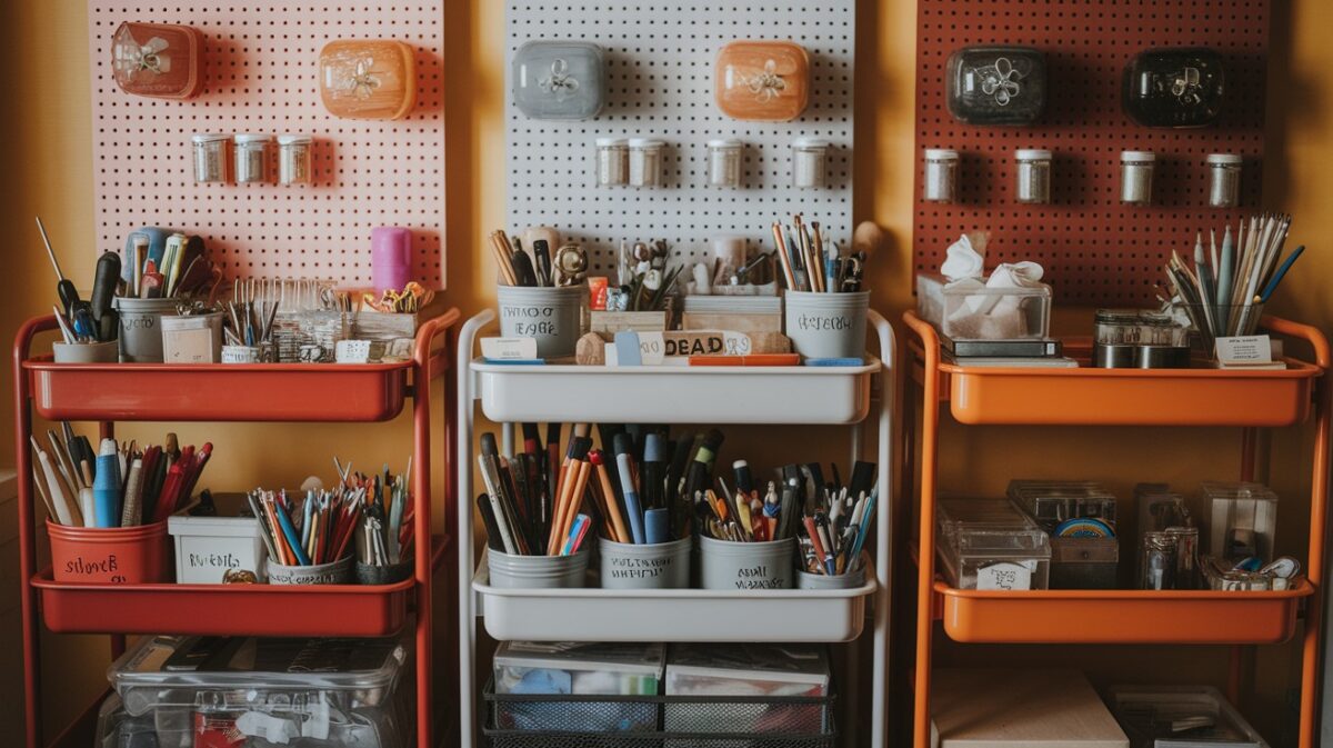 27 DIY Small Craft Room Ideas for Tiny Spaces - TheMasterCraft