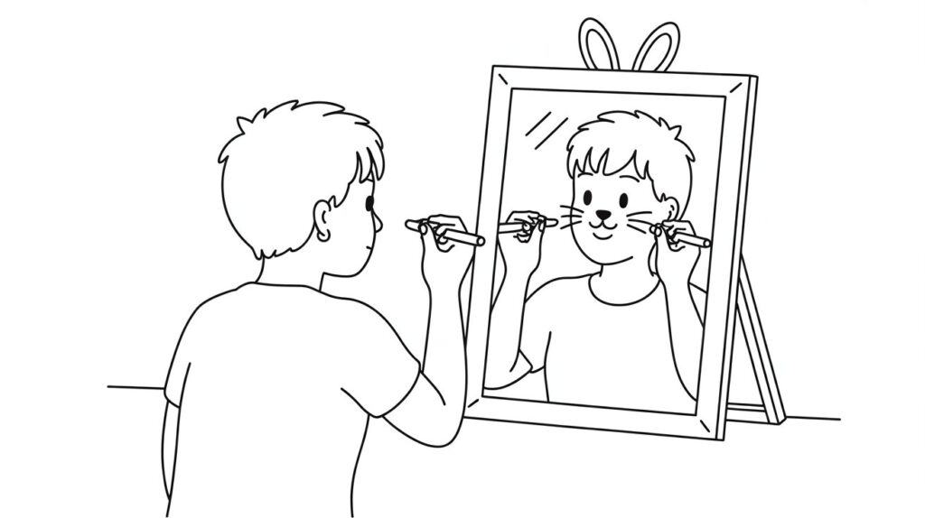 15 Creative Mirror Drawing Ideas to Try Today - TheMasterCraft