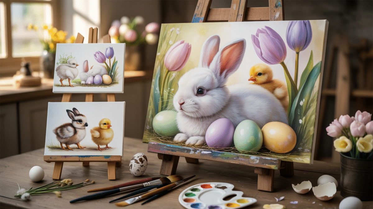Easter Painting Ideas on Canvas: Simple & Impressive - TheMasterCraft