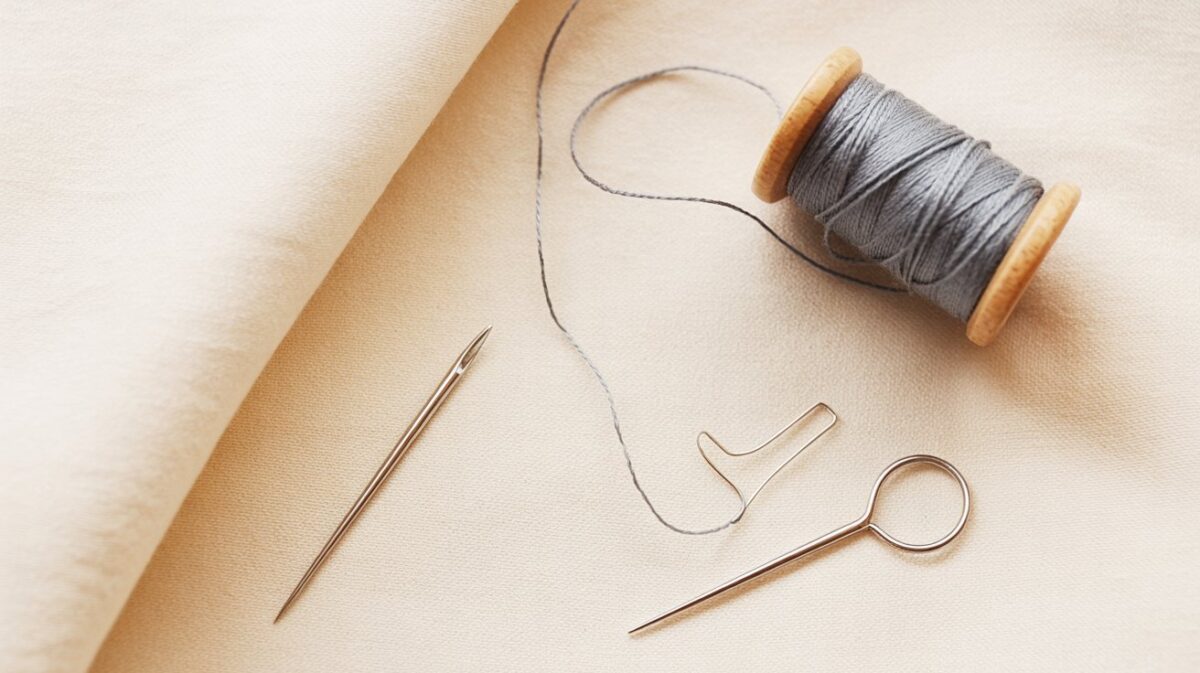 How to Thread a Needle with a Needle Threader Tutorial - TheMasterCraft