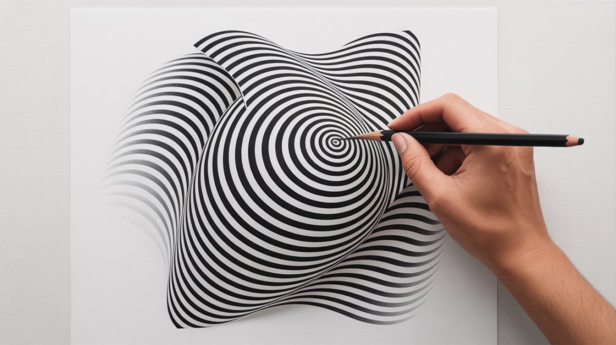 Beginner Easy Op Art Step-by-Step Guide - TheMasterCraft