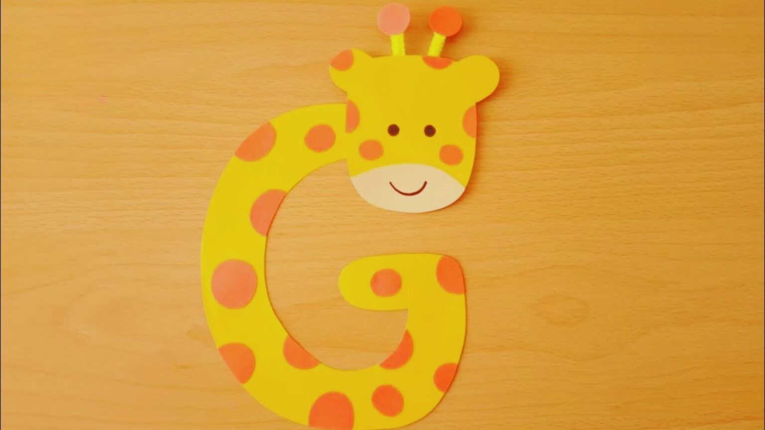 Fun and Simple Giraffe Craft for Preschool Kids - TheMasterCraft