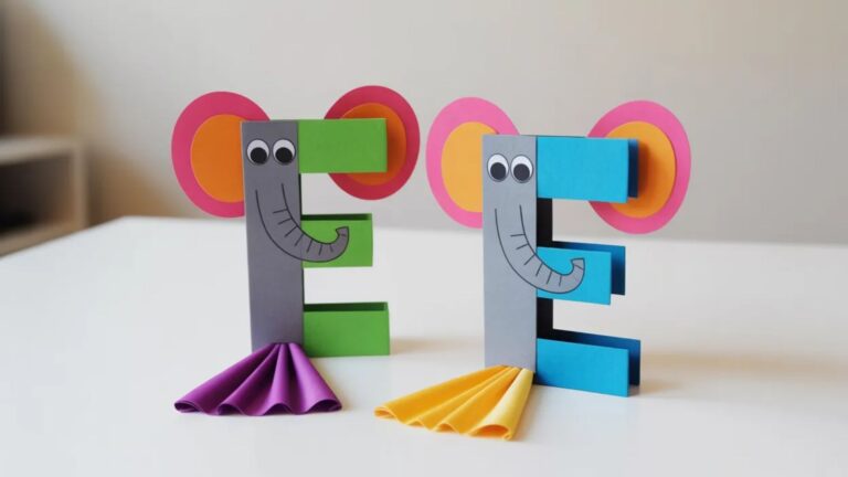 7 E is for Elephant Craft: Fun Letter Activities for Kids - TheMasterCraft