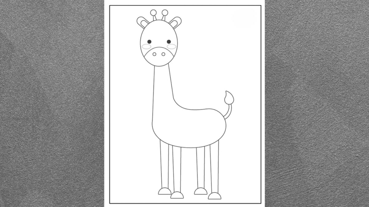 Fun and Simple Giraffe Craft for Preschool Kids - TheMasterCraft