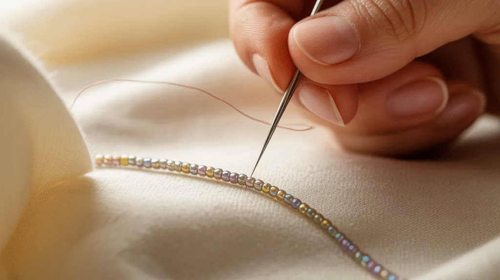 Bead Embroidery Tutorial: Learn Stitches & Tips - TheMasterCraft
