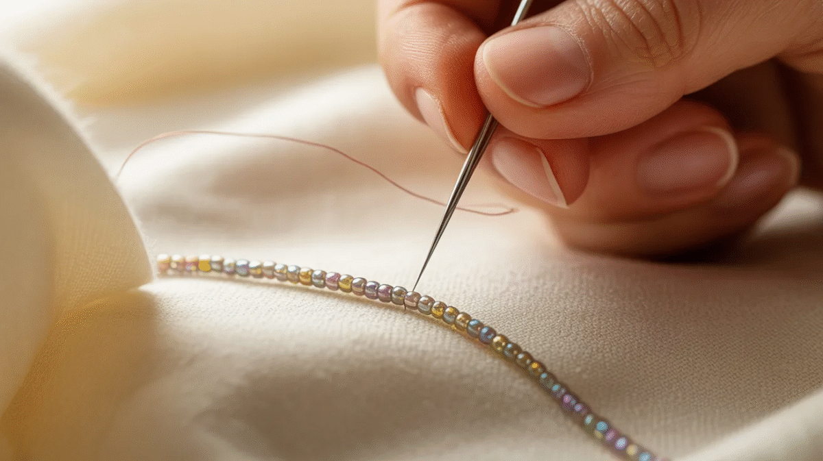 Bead Embroidery Tutorial: Learn Stitches & Tips - TheMasterCraft