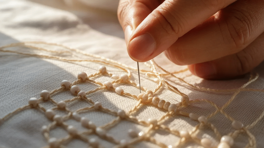 Bead Embroidery Tutorial: Learn Stitches & Tips - TheMasterCraft