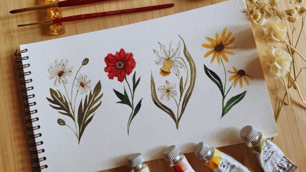 Master Wildflower Drawing in 30 Minutes [Beginner Friendly ...