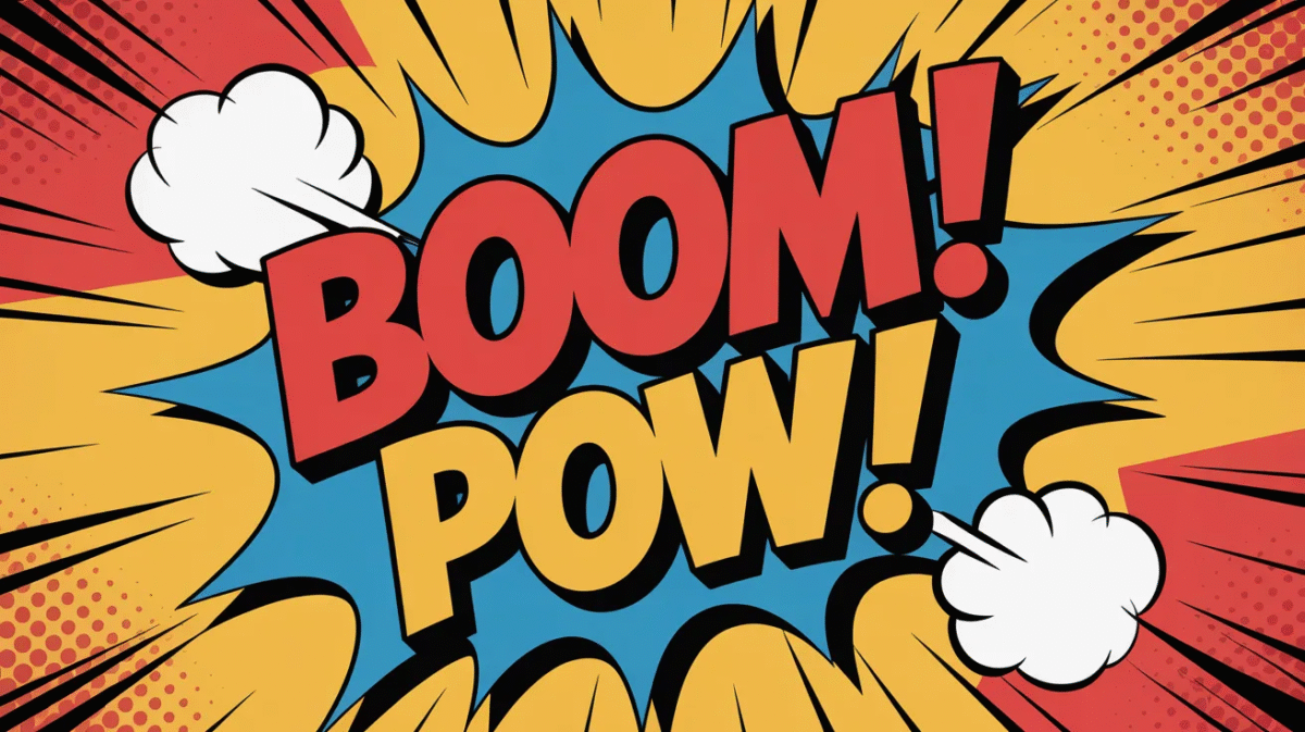 Creative Onomatopoeia Pop Art Classroom Project Ideas - TheMasterCraft