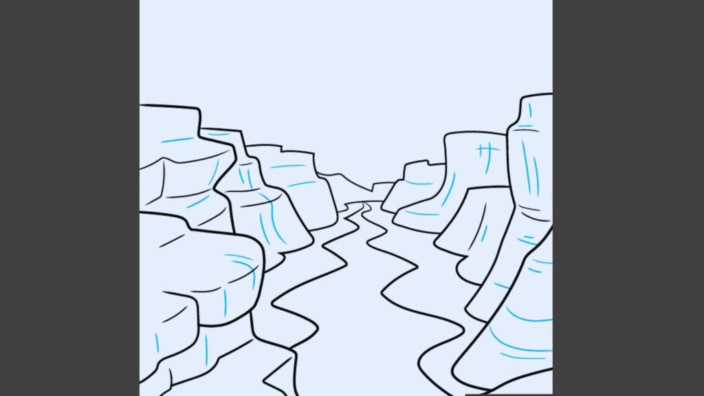 How to Draw a Canyon: Step-by-Step Guide - TheMasterCraft