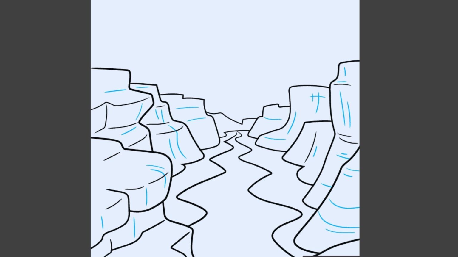 How to Draw a Canyon: Step-by-Step Guide - TheMasterCraft