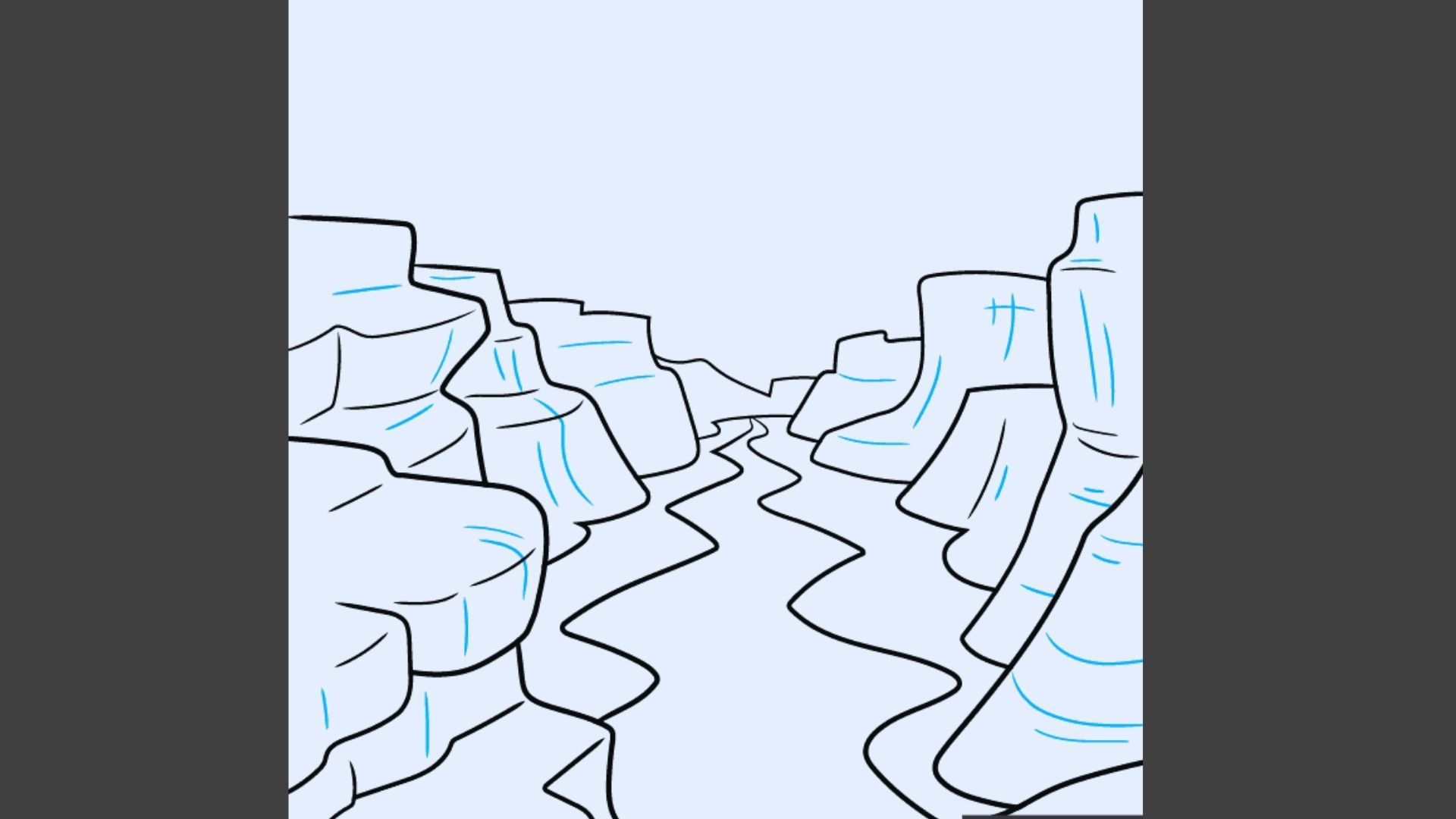 How to Draw a Canyon: Step-by-Step Guide - TheMasterCraft