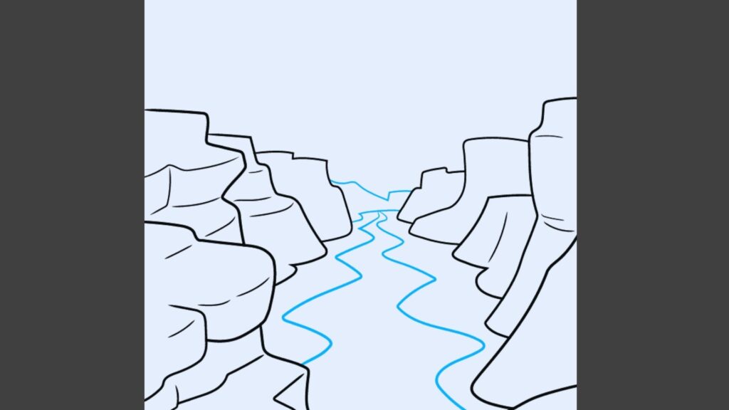 How to Draw a Canyon: Step-by-Step Guide - TheMasterCraft