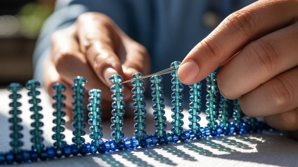 Bead Embroidery Tutorial: Learn Stitches & Tips - TheMasterCraft