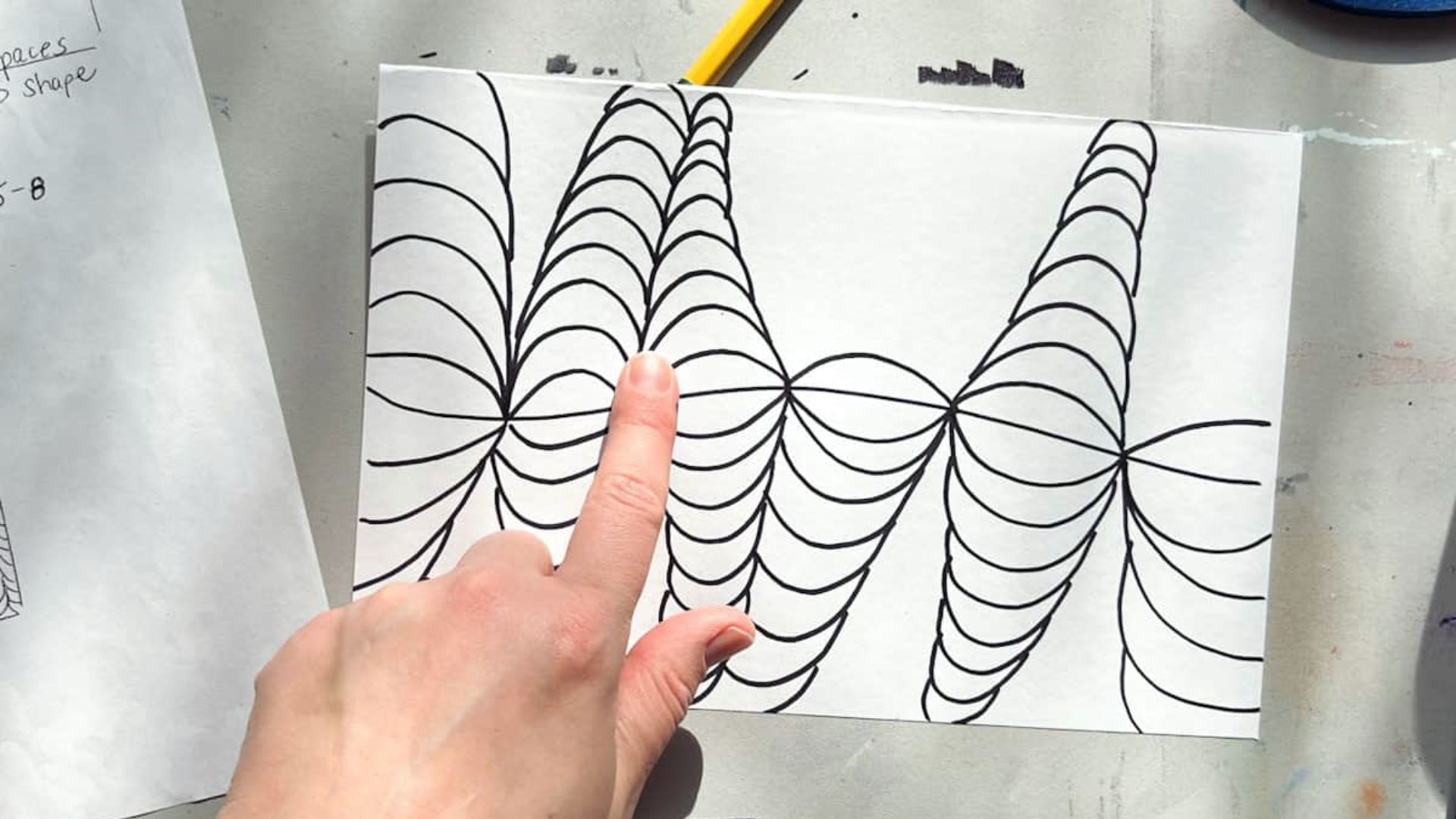 Op Art Drawing Step-by-Step Easy Tutorial - TheMasterCraft
